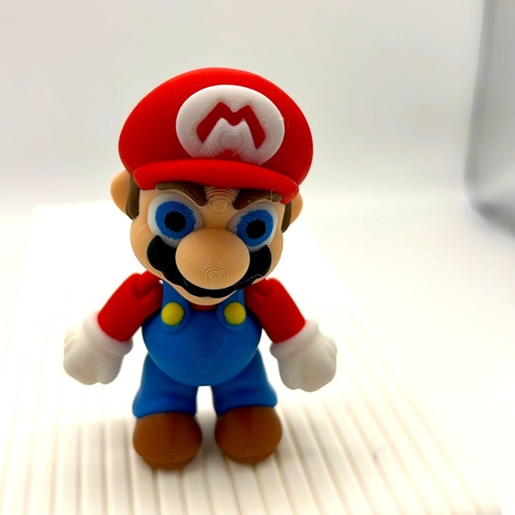 Toys | 3d Printed Articulated Nintendo Mario Fidget Toy Fun Collec ...